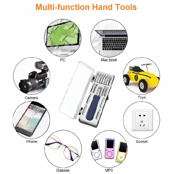 Jual Multifungsi Obeng Mata Mini Set 16in1 Serbaguna Screw Driver HEX ...