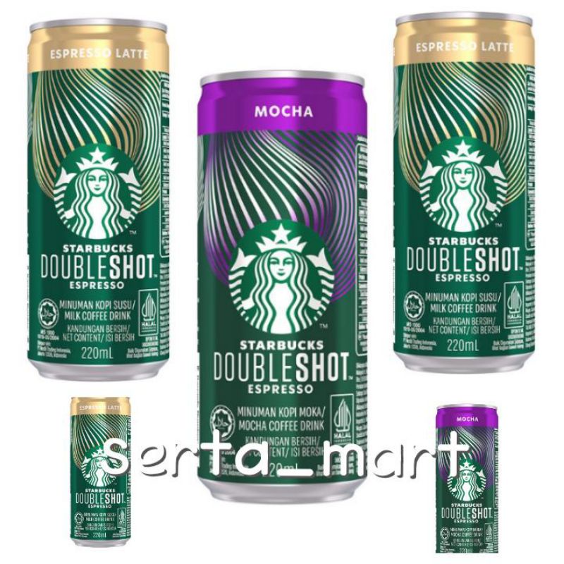 Jual Starbucks Doubleshot Mocha / Espresso Latte - Kopi Instan Kaleng ...