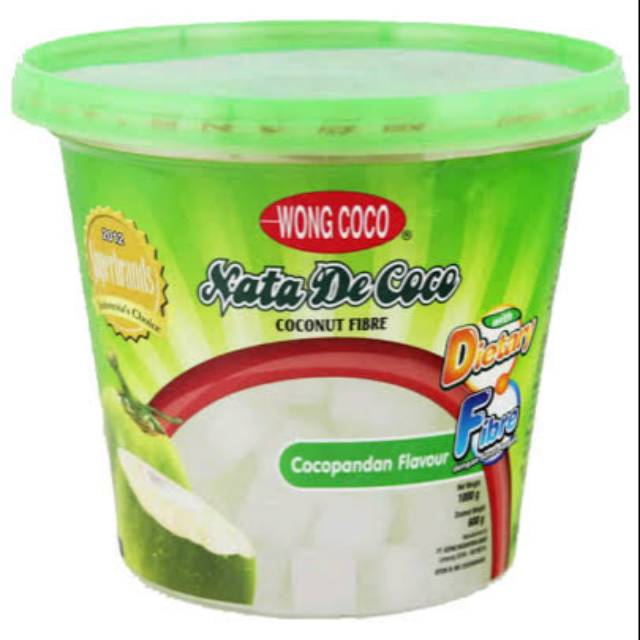 Jual Wong Coco Sari Kelapa Perisa Cocopandan Kemasan Cubes 1000gr ...
