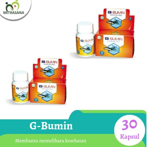 Jual G-Bumin Ekstrak Ikan Gabus 30 Kapsul | Shopee Indonesia