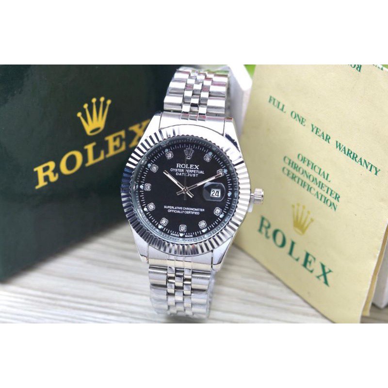 Jual FREE BOX EXCLUSIVE+BUKU MANUAL JAM TANGAN PRIA OYSTER RING GERIGI ...