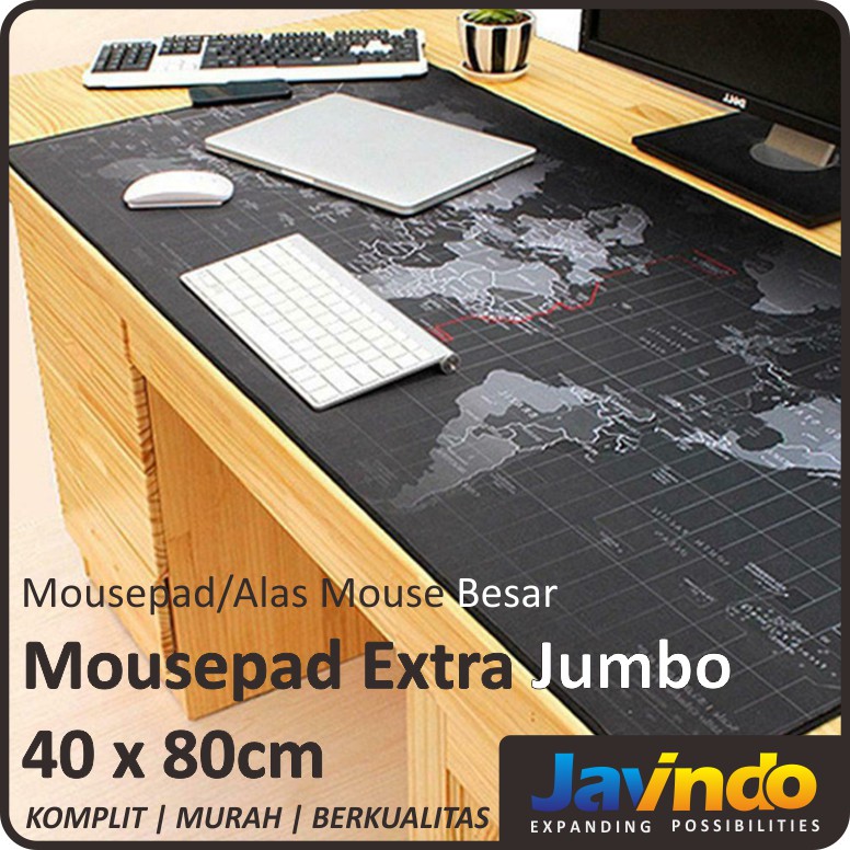 Jual Mousepad Jumbo Extra Large 400x800 mm / Mouse Pad Besar 40x80 cm ...
