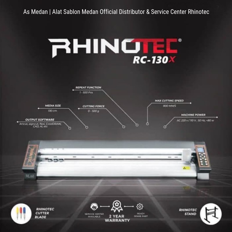 Jual Rhinotec RC-130 XA Mesin Cutting Polyflex Alat Sablon Digital ...