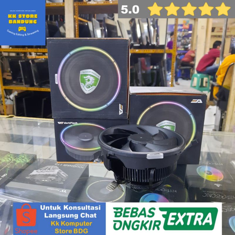 Jual CPU COOLER AIGO DARKFLASH DARKVOID RGB INTEL / AMD SUPPORT ...