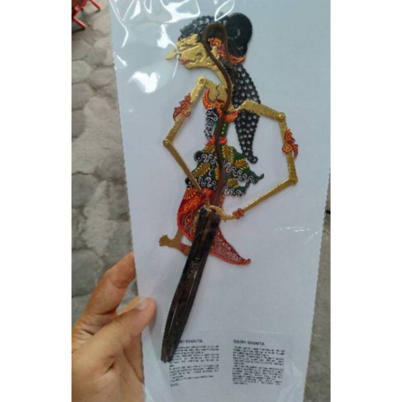 Jual KERAJINAN MINIATUR WAYANG KULIT DEWI SHINTA MINI CAPERAN SUPER ...