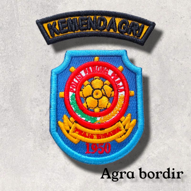 Jual logo pol pp plus kemendagri timbul 3d | Shopee Indonesia