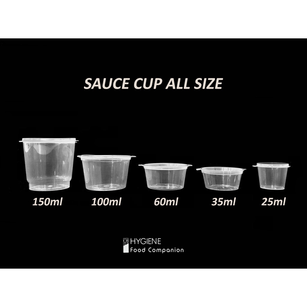 Jual Thinwall Sauce Cup / Gelas Saus Plastik / Cup Pudding 25ml 35ml ...