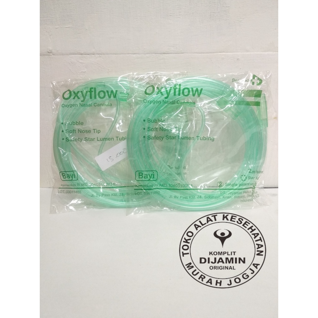 Jual oxyflow oxygen nasal cannula (bayi) | Shopee Indonesia