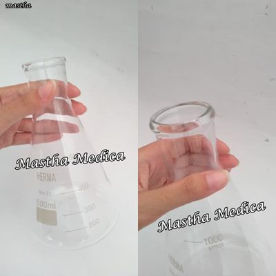Jual Tabung Erlenmeyer Labu Erlenmeyer Alat laboratorium Herma | Shopee ...