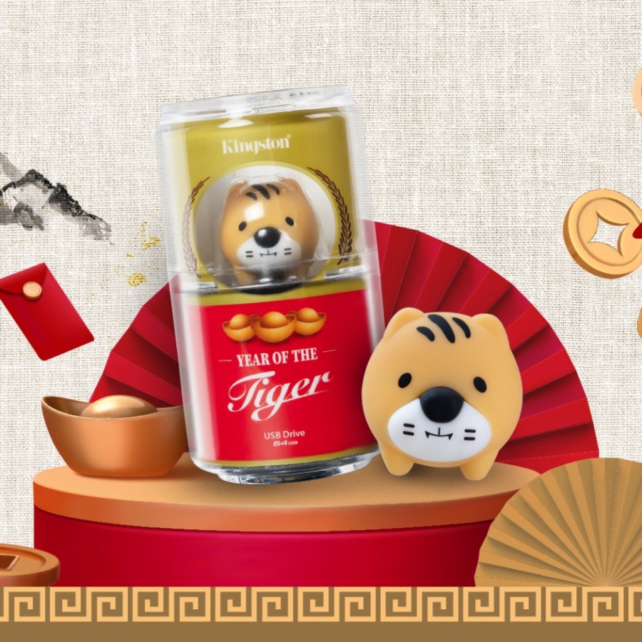 Jual KINGSTON 2022 LIMITED EDITION MINI TIGER USB FLASHDISK FLASHDRIVE ...