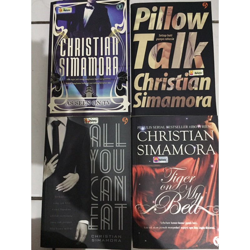 Jual Koleksi novel indonesia christian Simamora preloved murah | Shopee ...