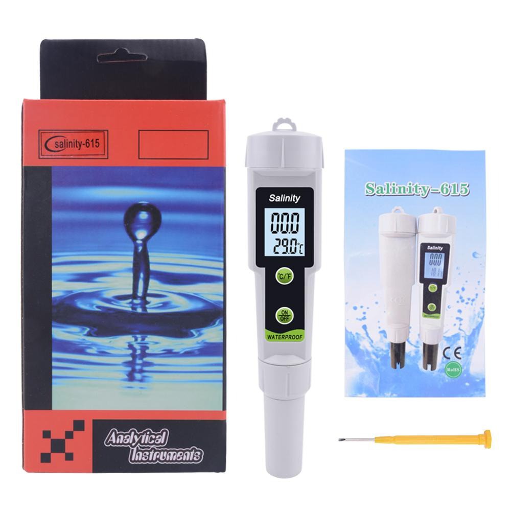 Jual Salinometer Salinity Meter Test Pen 2in1 Salinity and Temperature ...