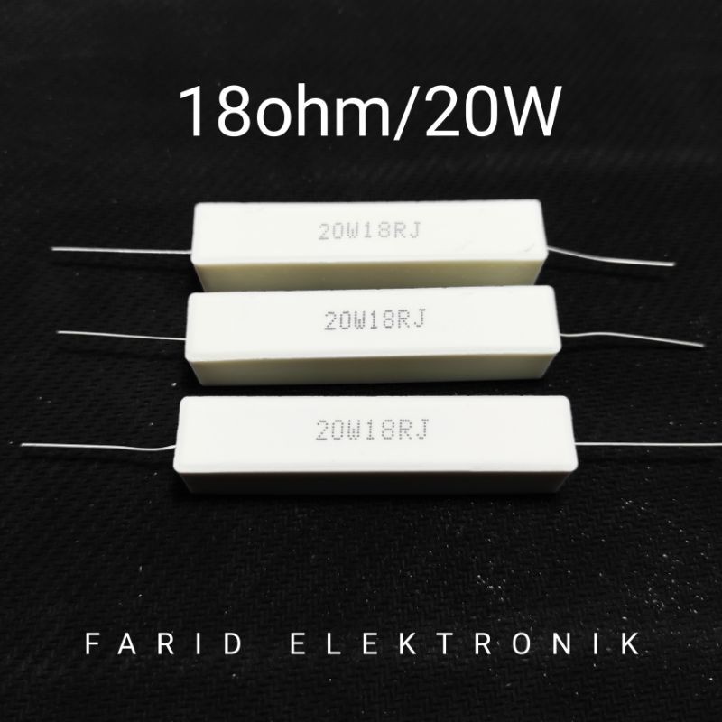 Jual Resistor 18ohm 18 ohm 20 watt 20w | Shopee Indonesia