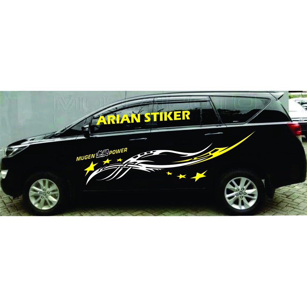 Jual Stiker Cutting Mugen Power Stiker Striping Mobil Innova Avanza ...