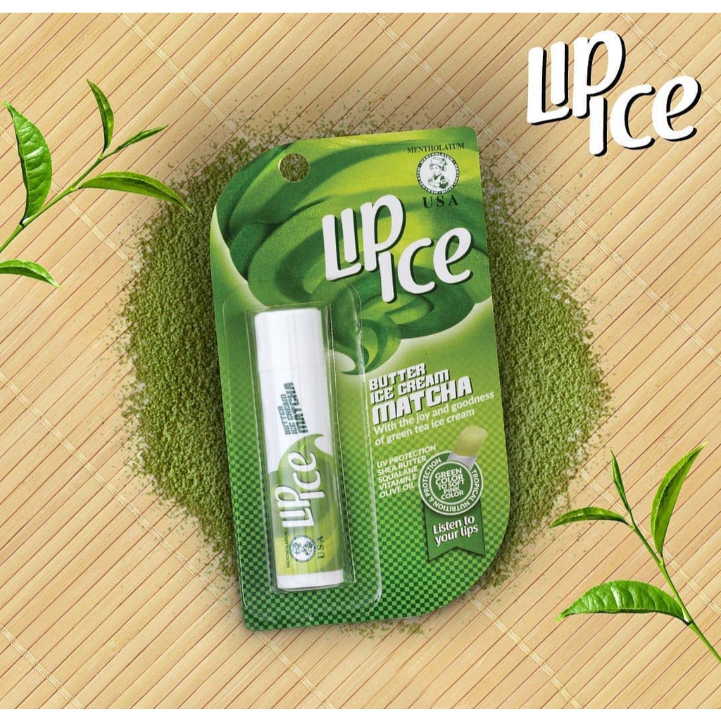 Jual LIP ICE Butter Ice Cream Changing Color Lip Balm Matcha ...