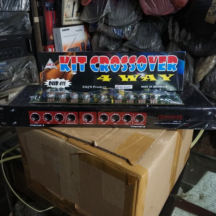 Jual Box plus kit crossover 4way CKJ DHB 411 / paket crossover ckj dhb 411 | Shopee Indonesia
