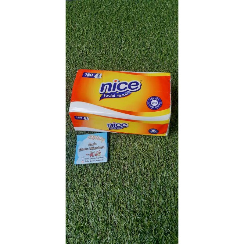 Jual Tisu nice facial tissue 180 sheets 2 ply | Shopee Indonesia