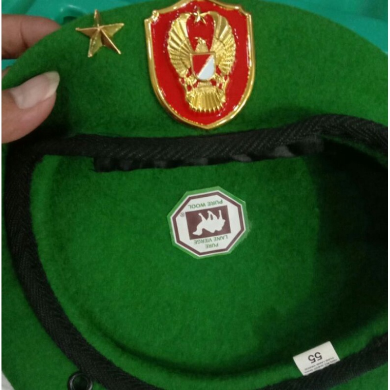 Jual Baret TNI AD + emblem untuk jendral merk camel | Shopee Indonesia
