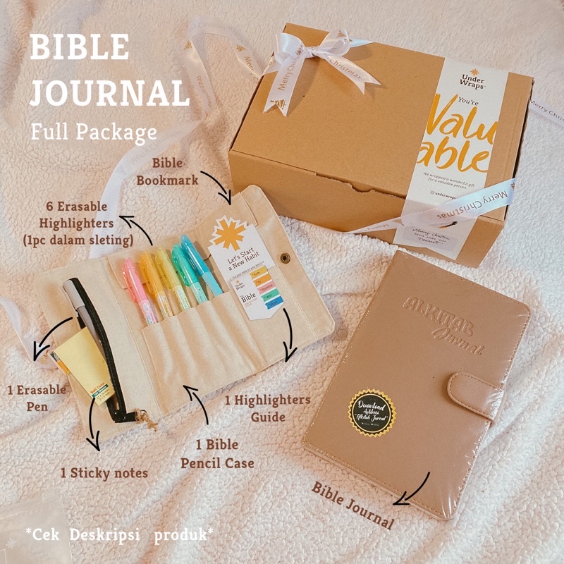 Jual Bible Journal Full Package ( Christian Gifts/Kado Rohani/ Kado ...