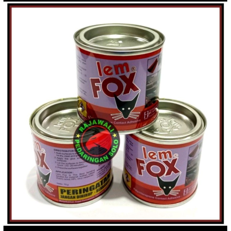 Jual LEM FOX KALENG MERAH ASLI | Shopee Indonesia