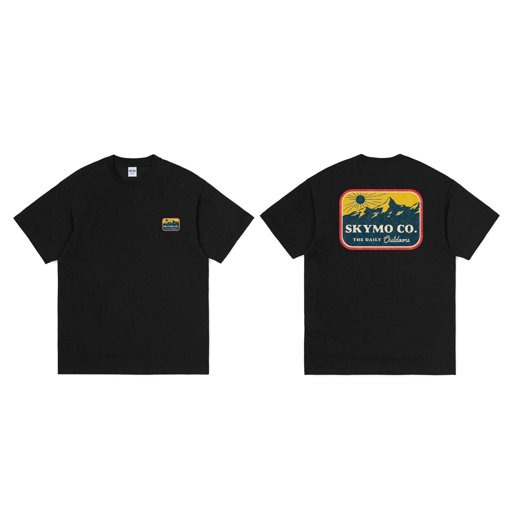 Jual Skymo Apparel Tshirt Outdoor Black | Shopee Indonesia