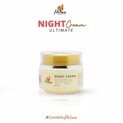 Jual HELWA BEAUTYCARE NIGHT CREAM ULTIMATE (ECERAN) | Shopee Indonesia