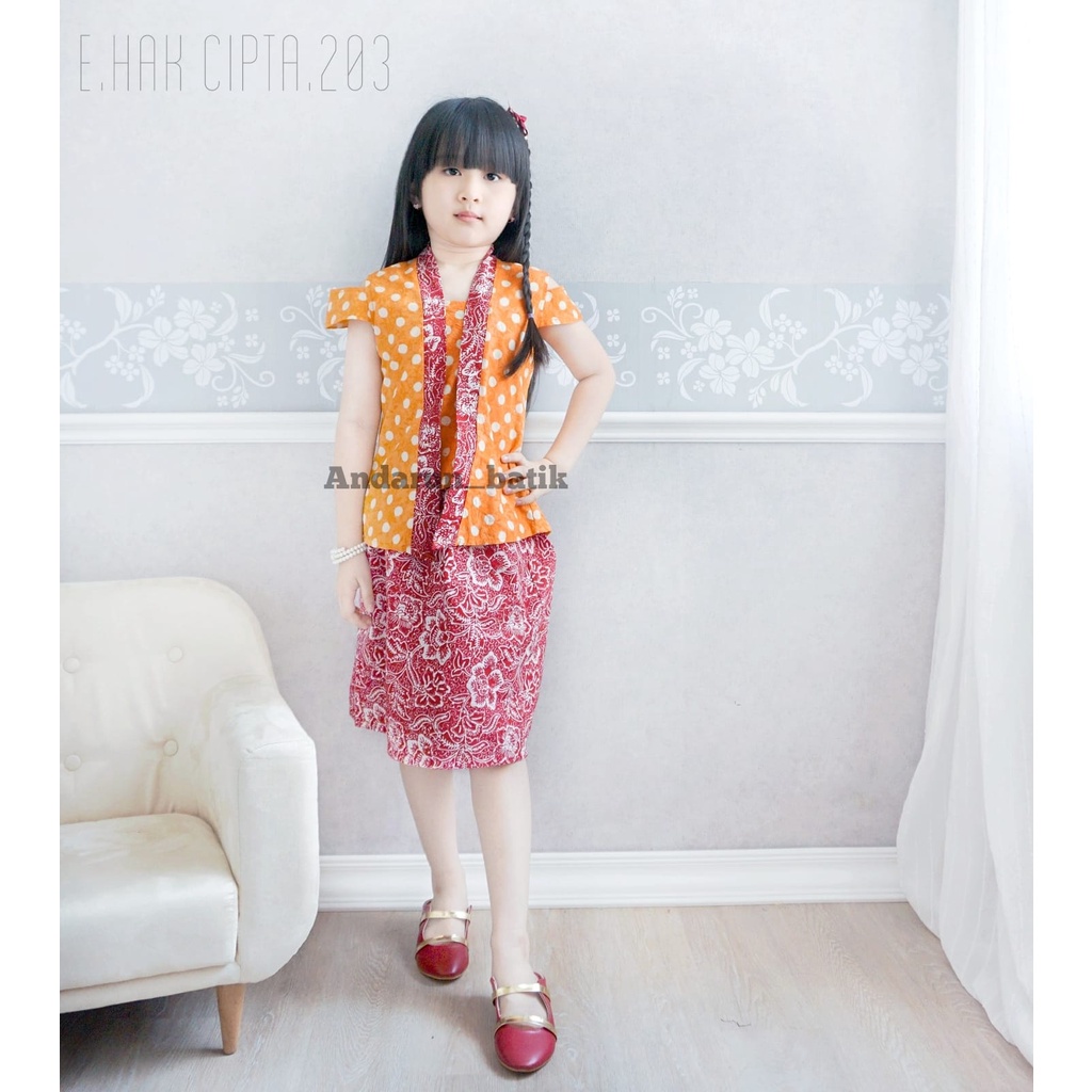Jual SET Kebaya Anak Perempuan KB CICI KID COD | Shopee Indonesia