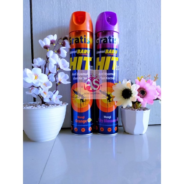 Jual HIT AEROSOL 600+75ML SEMPROT ANTI NYAMUK DAN KECOA /SERANGGA ...