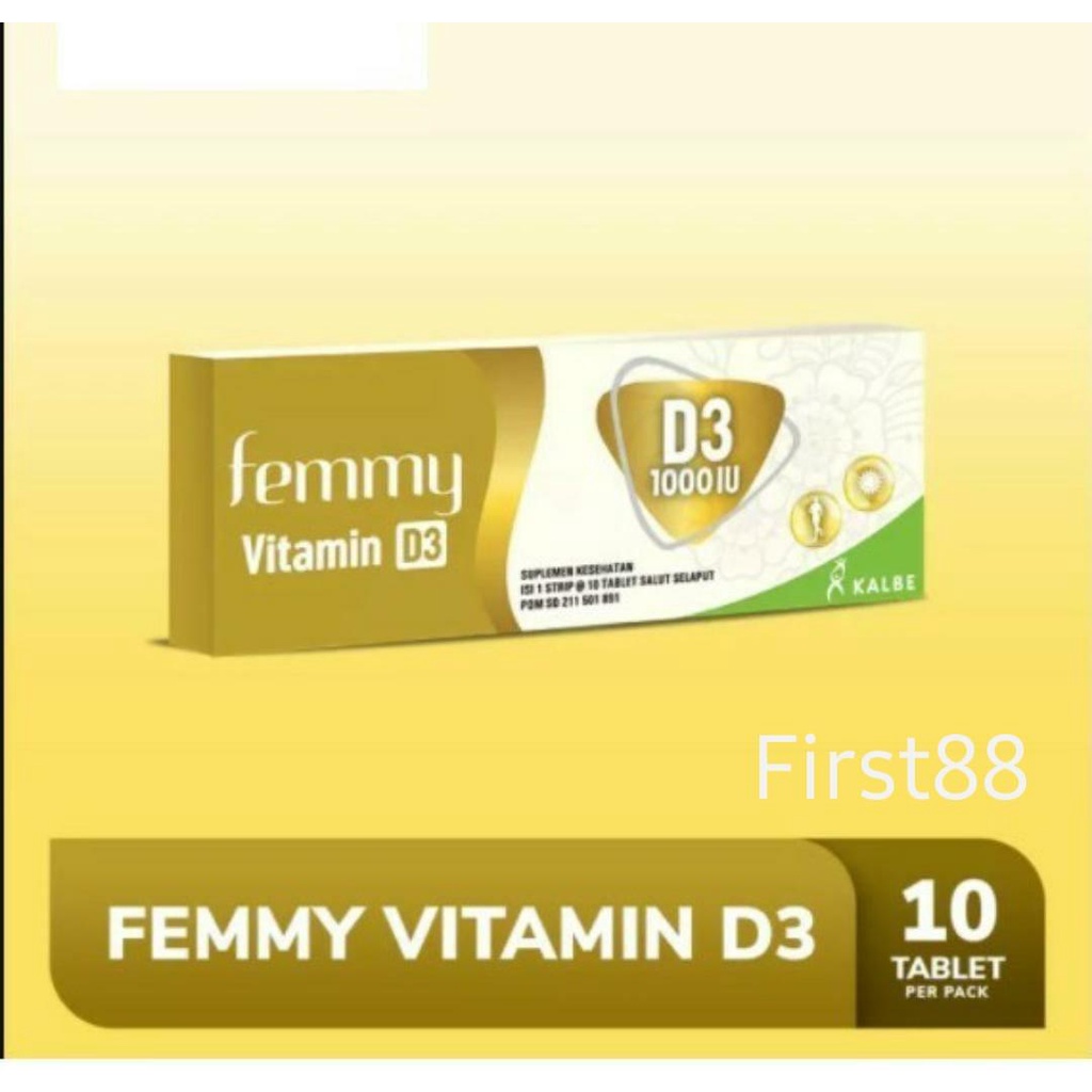 Jual Femmy vitamin d3 1000 iu isi 10 Tablet | Shopee Indonesia