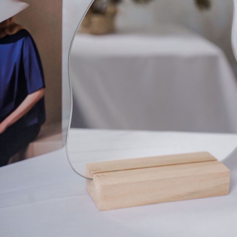 Jual Cermin Aesthetic / beam / aesthetic mirror by woodenly /irregular ...