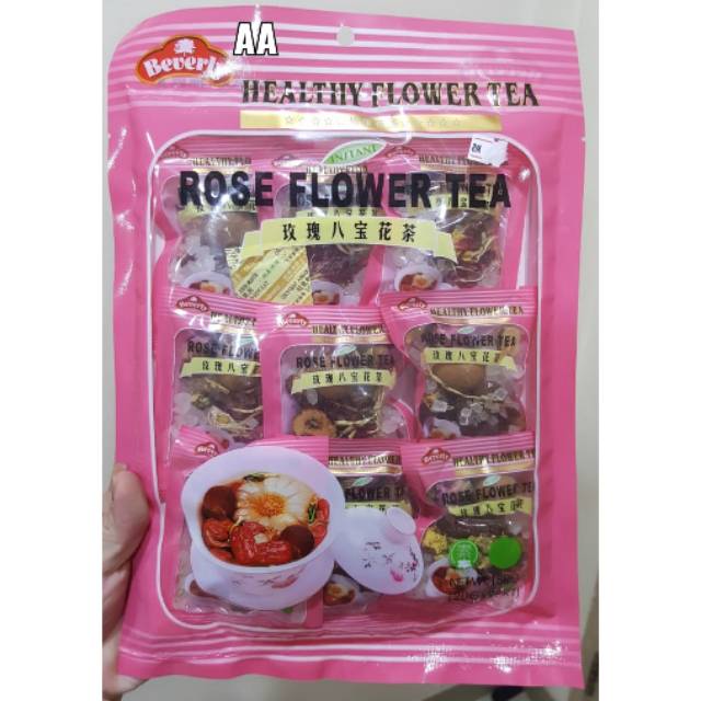 Jual BEVERLY HEALTHY FLOWER TEA ROSE, ORIFINAL MALAYSIA | Shopee Indonesia