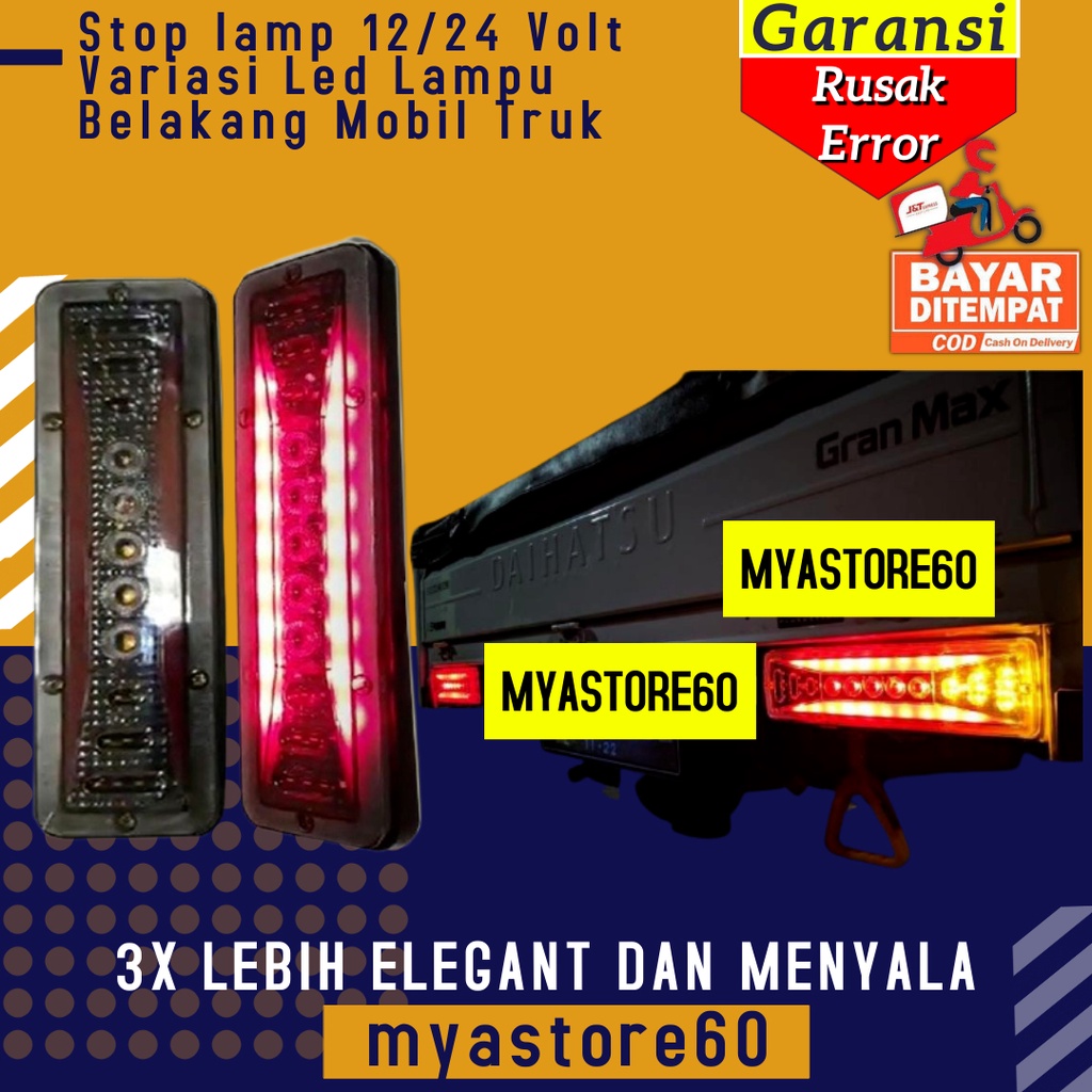 Jual Stop Lamp ST-1225 12/24 Volt Variasi Led Lampu Belakang Stoplamp ...