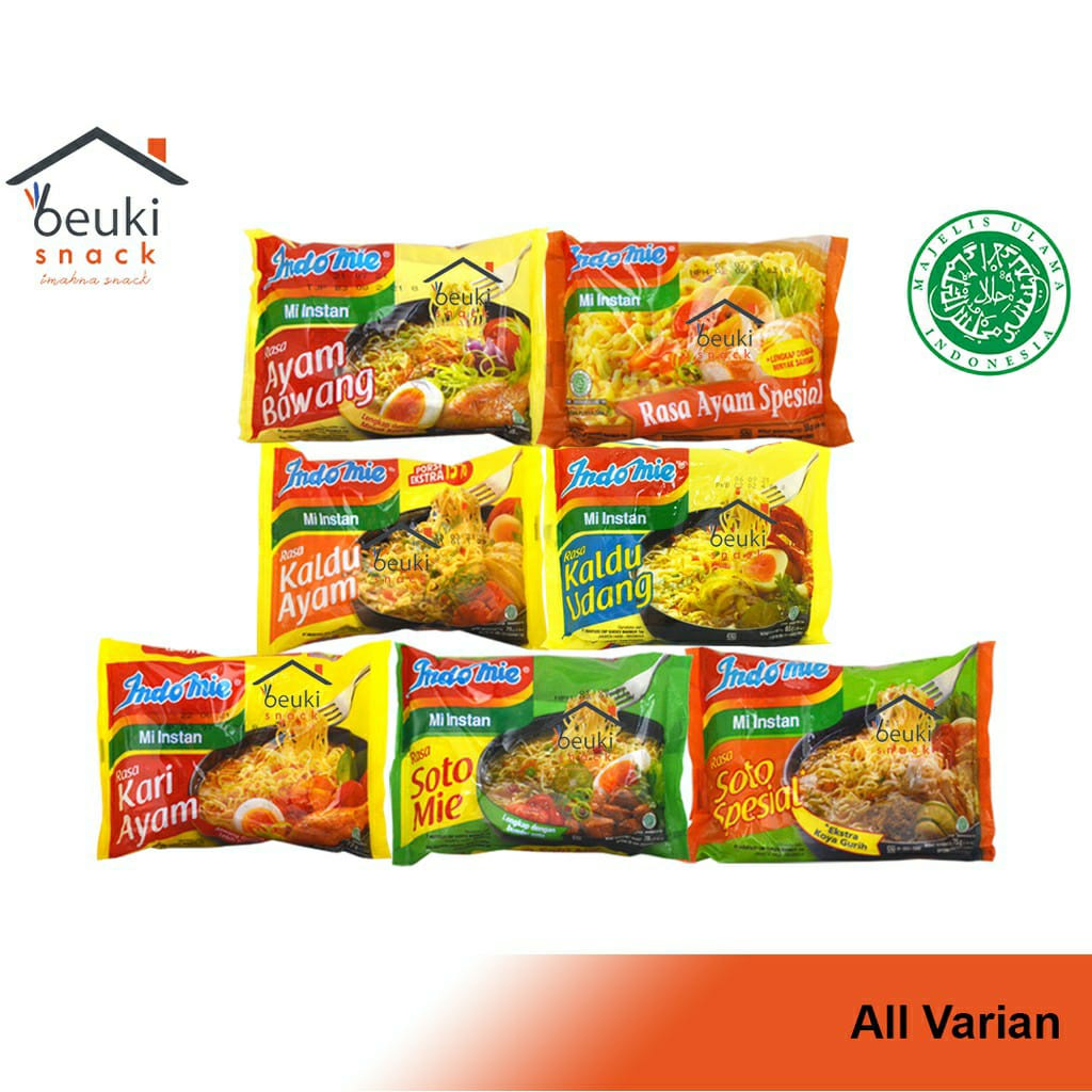 Jual Indomie Kuah Mie Instan Indofood Aneka Rasa Kaldu | Shopee Indonesia