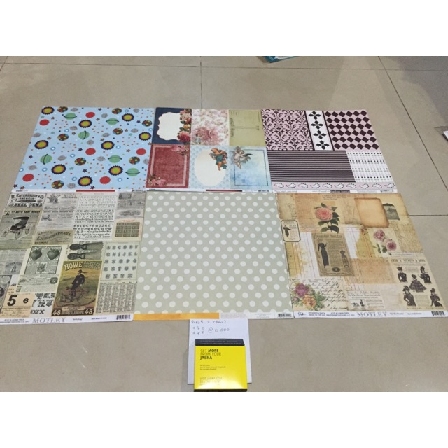 Jual Kertas scrapbook atau paper scrapbook | Shopee Indonesia