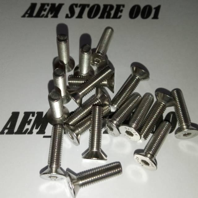 Jual Verseng L M5 X 20 (2cm) stainless 304 | Shopee Indonesia