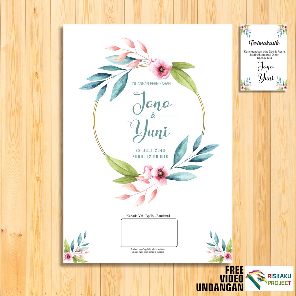 Jual Undangan Pernikahan Custom Murah | Shopee Indonesia