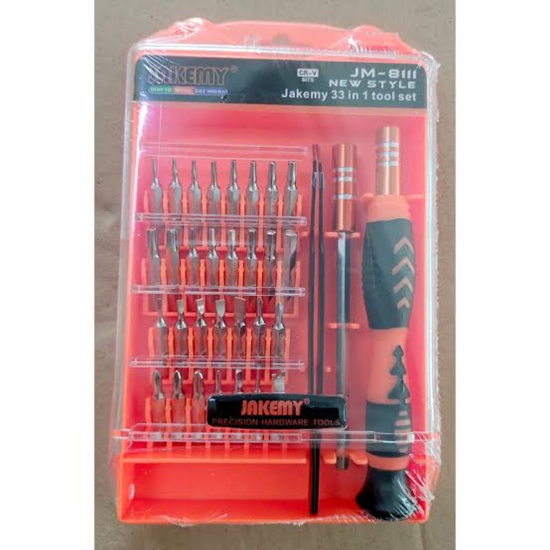 Jual Jakemy 33 in 1 Obeng Set Handphone JM-8160 for Computer Original ...