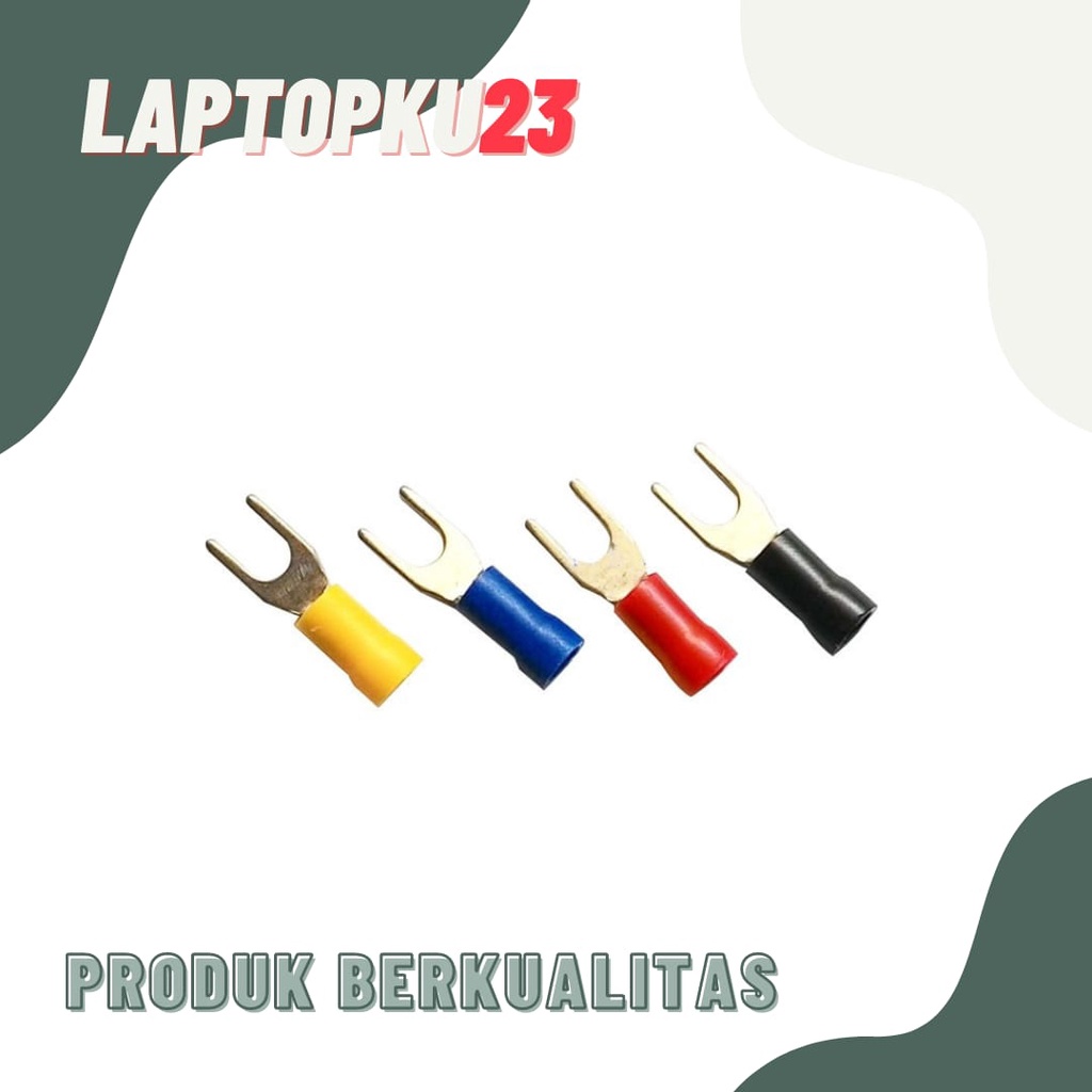 Jual Skun Kabel Y 2-4 / 5 Skun Kabel 2,5 mm High Quality Cable Lug Terminal - SV2-4 KUNING ...