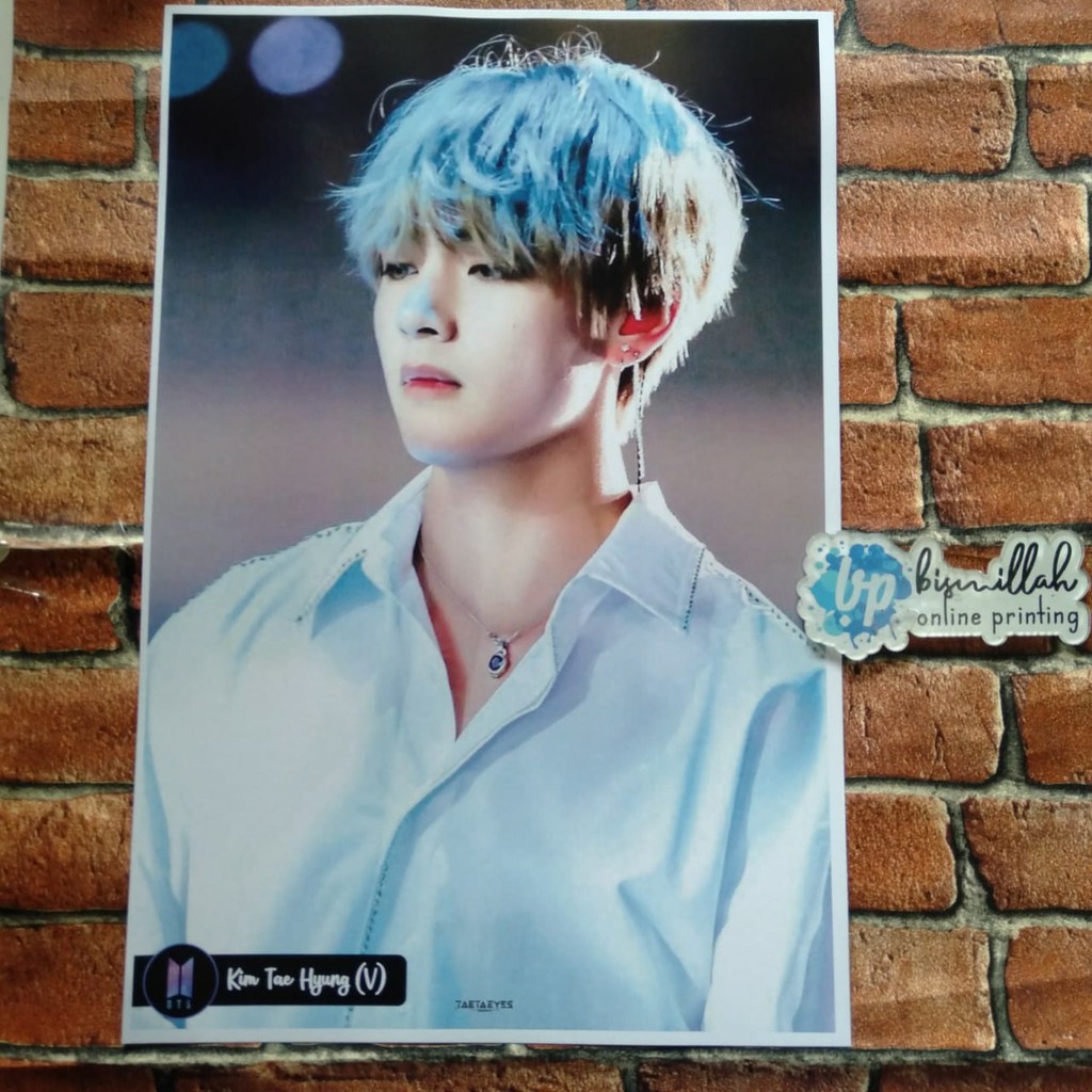 Jual Poster personil BTS (Kim Tae Hyung) | Shopee Indonesia