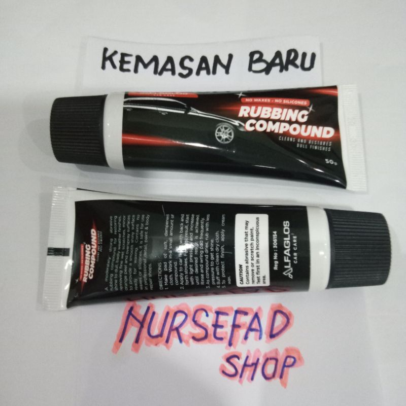 Jual ALF Rubbing Compound/ Compound Poles Mobil & Motor 50gr | Shopee ...