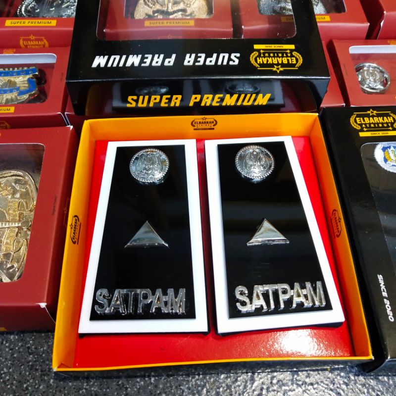 Jual PANGKAT SATPAM PELAKSANA LOGAM AKRILIK SUPER PREMIUM | Shopee ...