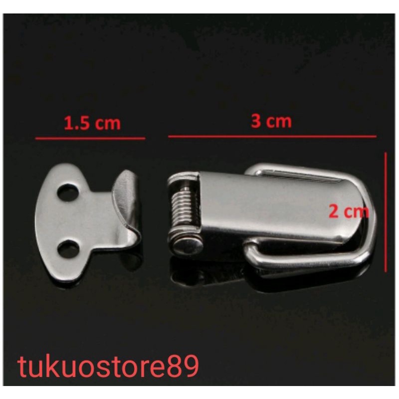 Jual toggle clamp type spring loaded / mini case box lock stainless ...