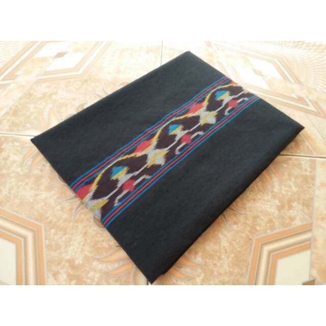 Jual Kain Tenun Kamen Hitam - KM04 | Shopee Indonesia