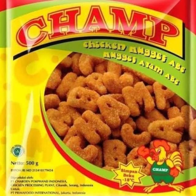 Jual Champ Chicken Nugget ABC 500gr | Shopee Indonesia