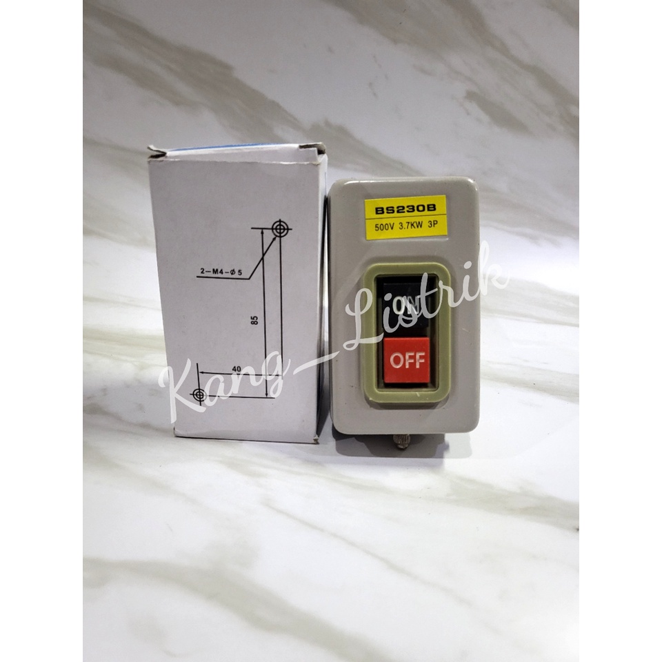 Jual Power Push Button Switch BS230B / PUSH BUTTON ON / OFF 30A BS230B ...