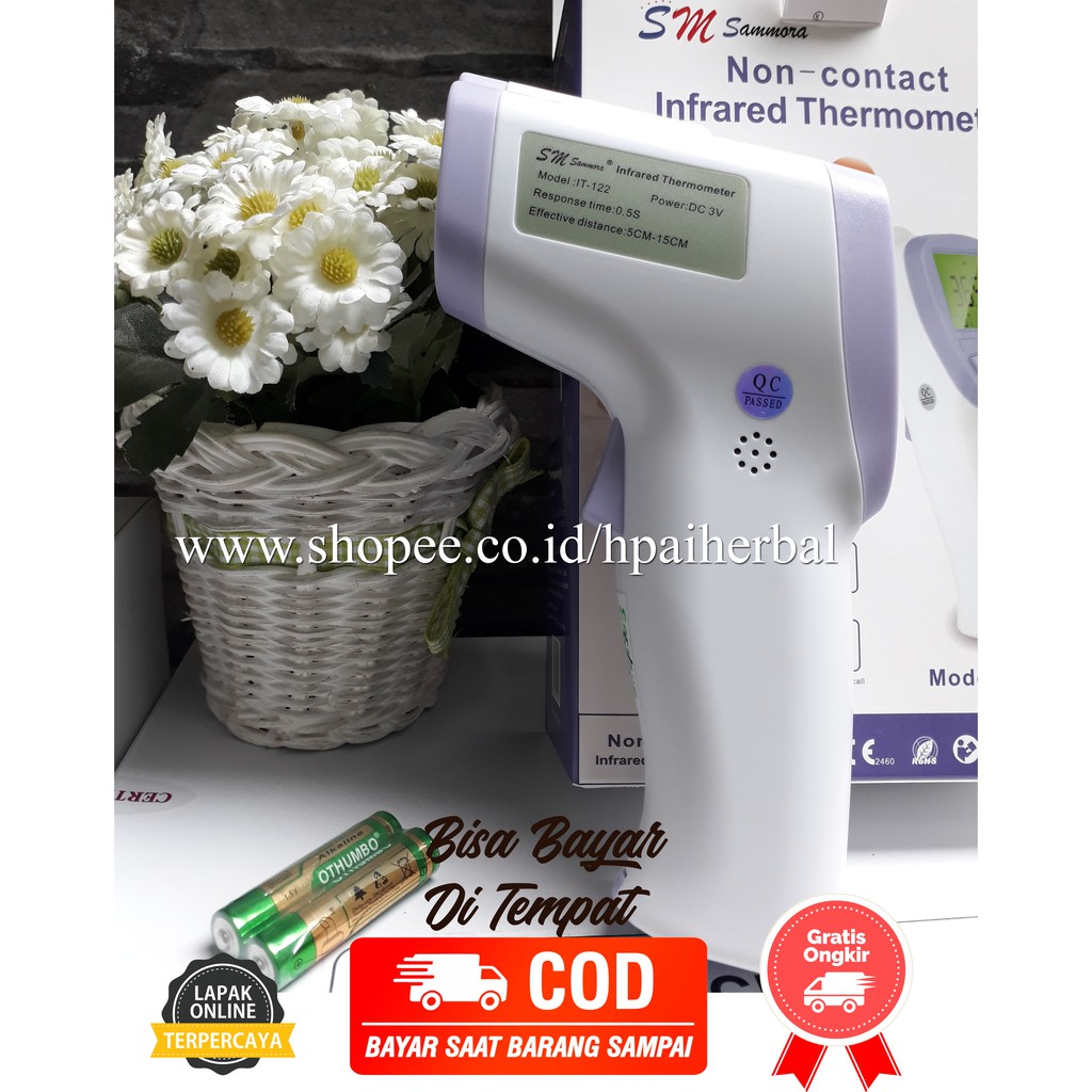 Jual Thermometer infrared /Pengukur suhu tubuh/ Termometer Infrared Gun ...
