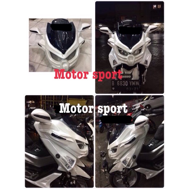 Jual Sepaket topeng/kedok ,cover lampu nmax model transformer | Shopee ...