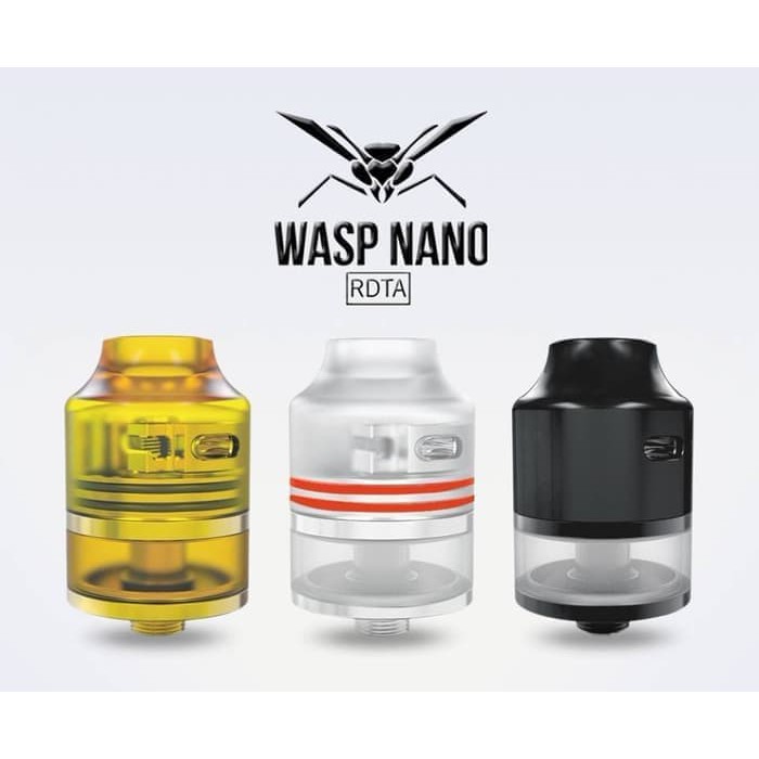Jual Trendi Authentic Wasp Nano Rdta Ultem Cap 22Mm Atomizer Vape ...