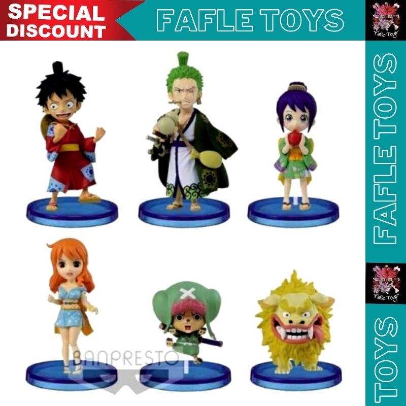 Jual Action Figure One Piece WCF Wano Kuni (Vol 1) Tama Luffy Nami ...