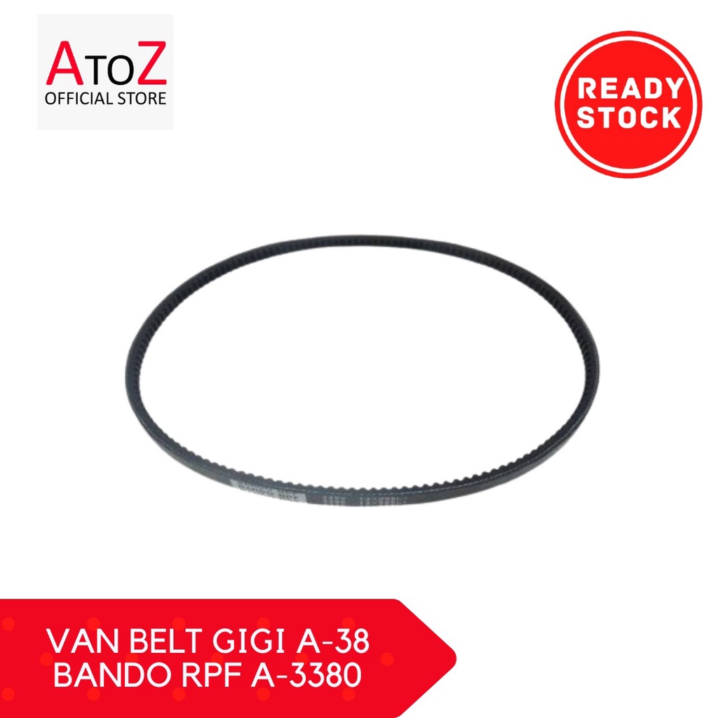 Jual VanBelt V Belt Fan Belt V-BELT GIGI A-38 BANDO RPF A-3380 - VAN ...